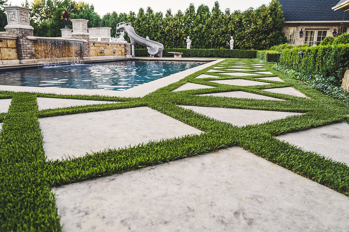 Surround Your Backyard Pool with Artificial Grass - GroTurf, Inc